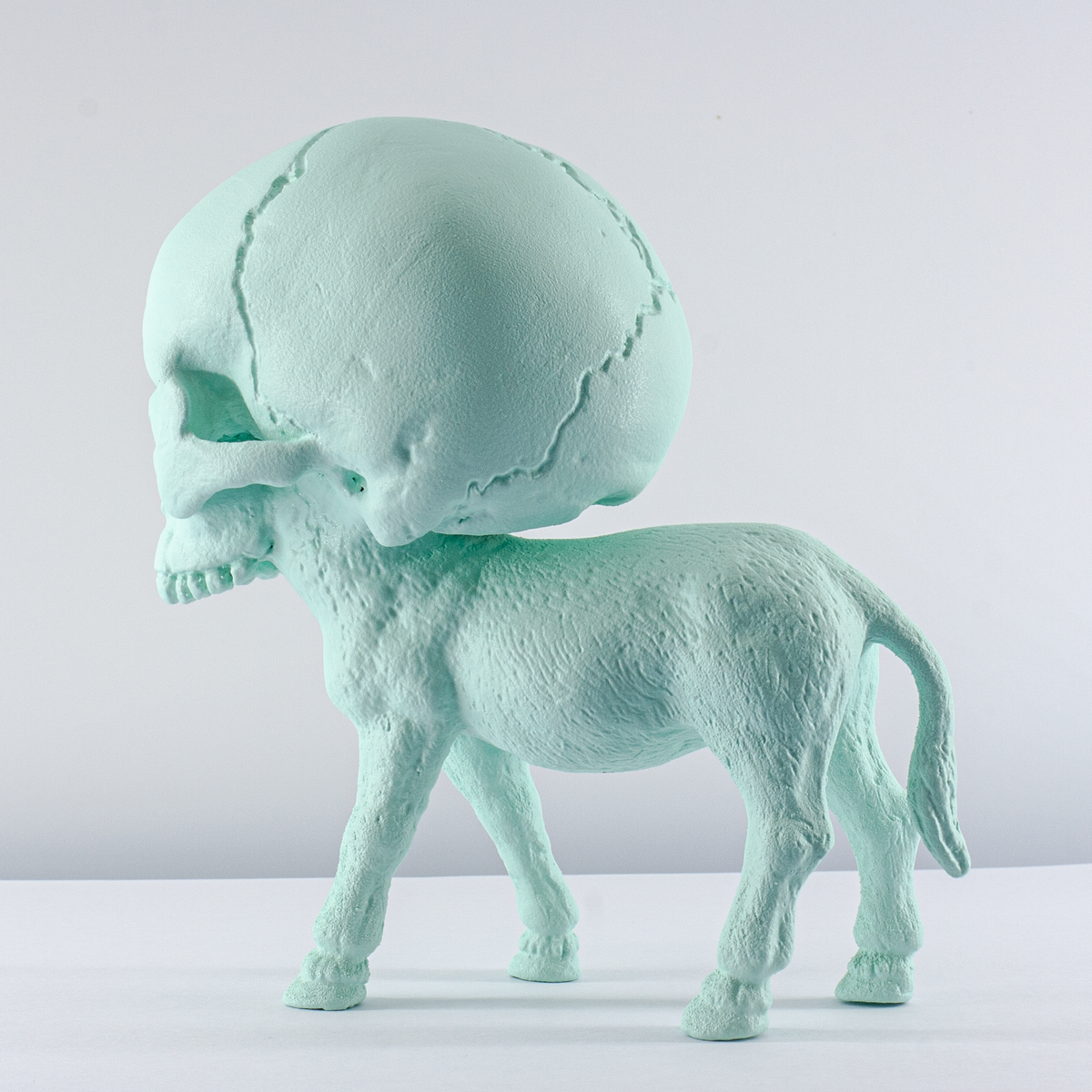 Large hybrid sculpture of a skull with a donkey's body | by FAUNA ...